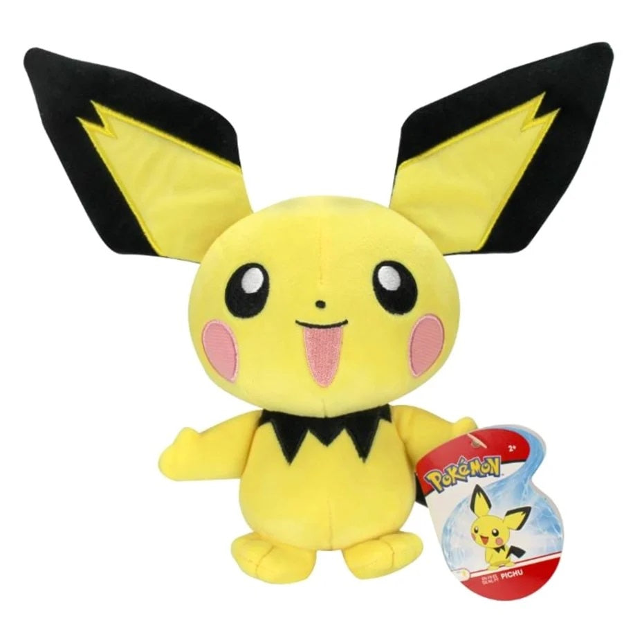 Pokémon: Pichu Plush, 20 cm. – Bræt & Brikker