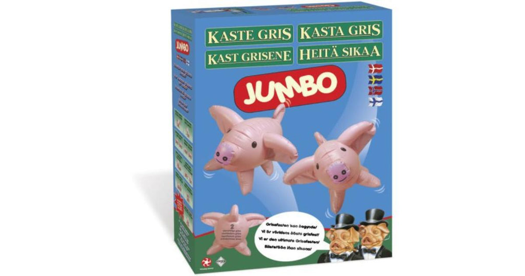 Pass the Pigs Giant - På engelsk (Kaste Gris) – Bræt & Brikker