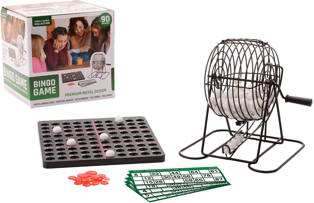 Bingo m. tromle - 90 numre – Bræt & Brikker