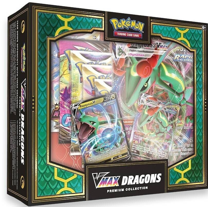 Pokémon - VMAX Box: VMAX Dragons Premium Collection – Bræt & Brikker